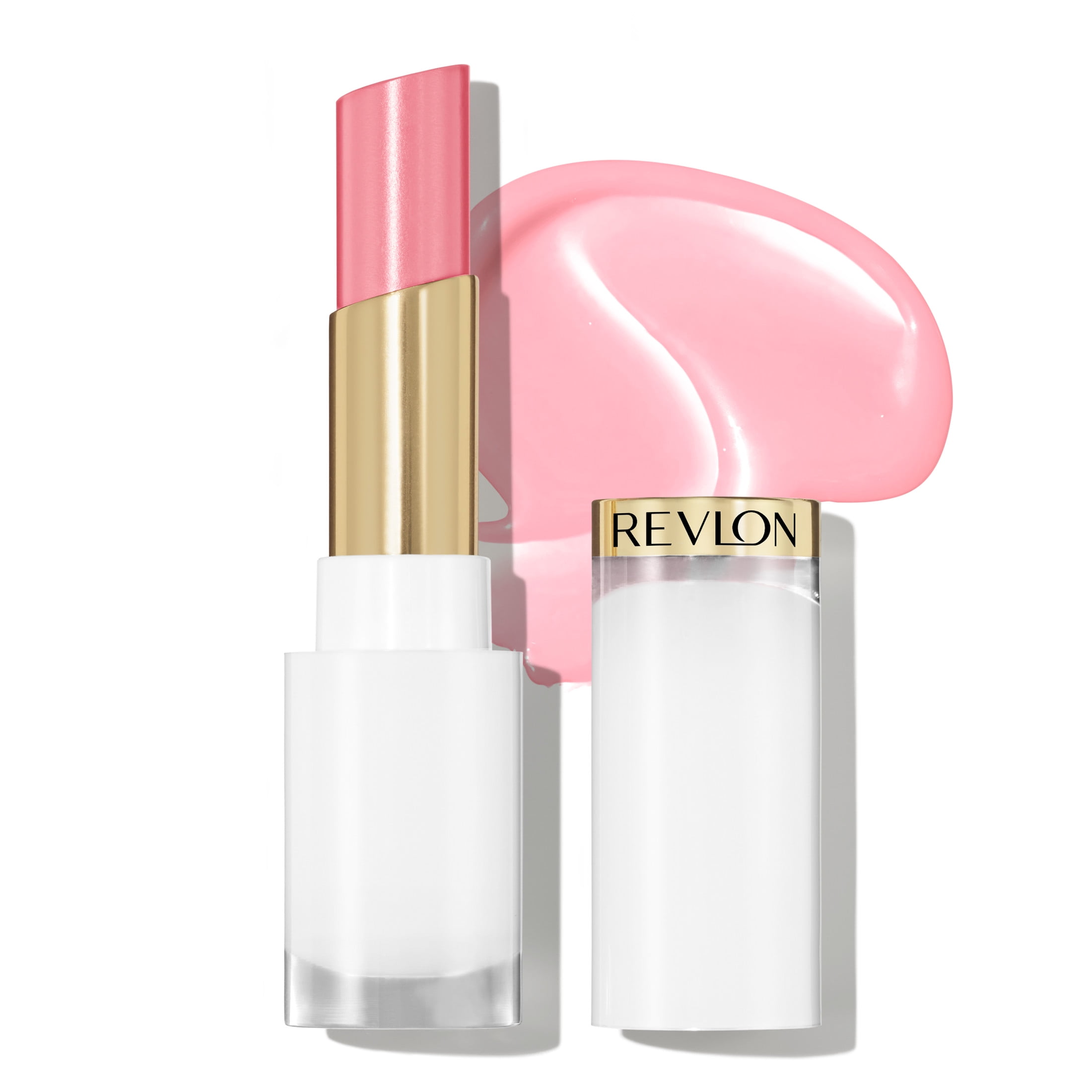 Revlon Super Lustrous Glass Shine Tinted Lip Balm, 002 Pink Flip, 0.11 ...