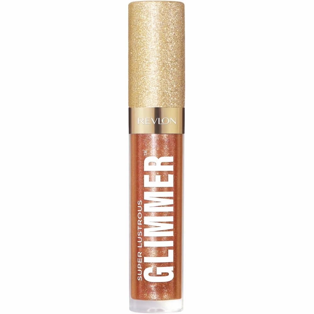 Revlon Super Lustrous Glimmer High-Shine Lip Gloss, 006 Bronze Spark, 0 ...