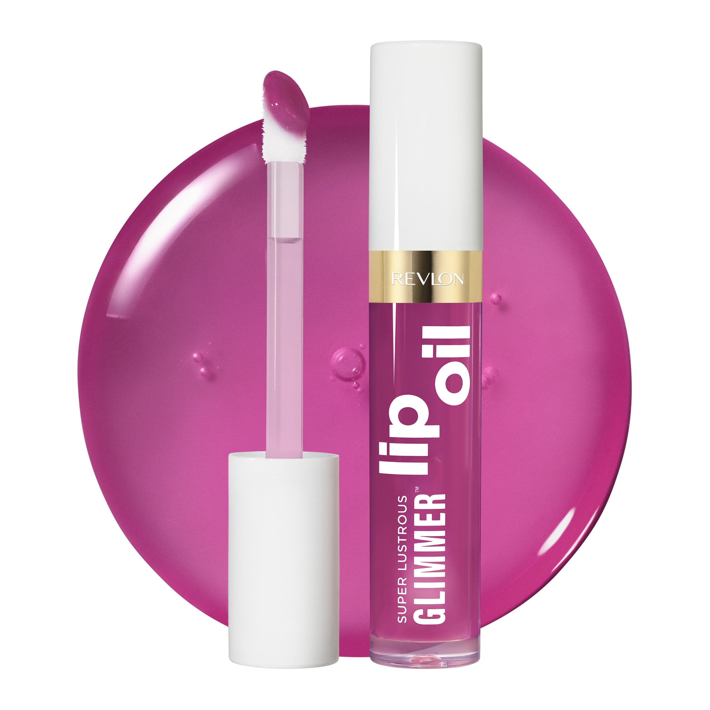 Revlon Super Lustrous Glimmer Lip Oil - Plum Pop - Each (Pack of 2 ...