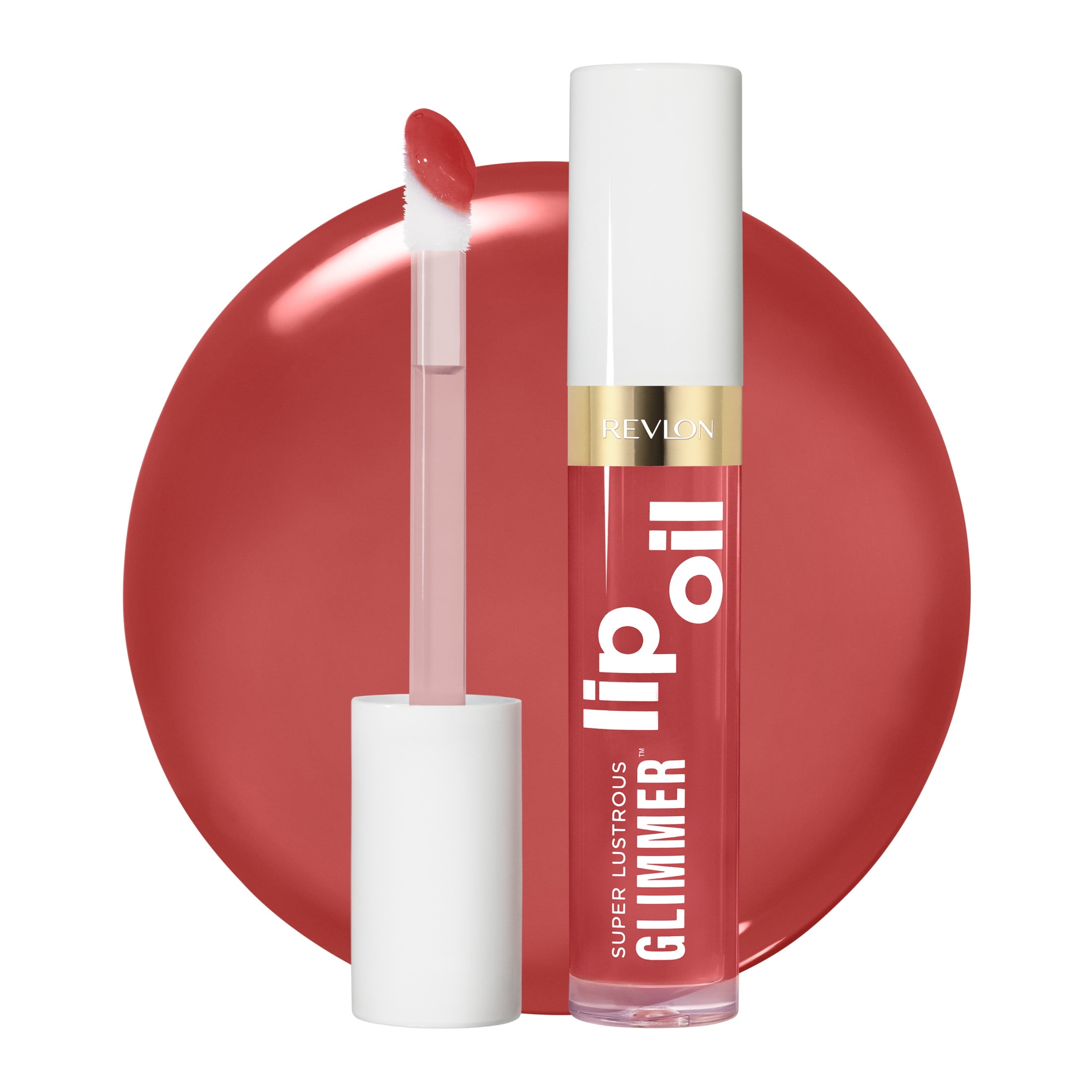 Revlon Lip Oil, Glimmer Nourishing Lip Oil 008 Just Toasty, Hydrating ...