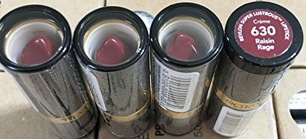 Revlon Super Lustrous Lipstick Creme, Raisin Rage 630, 0.15 Ounce (Pack ...