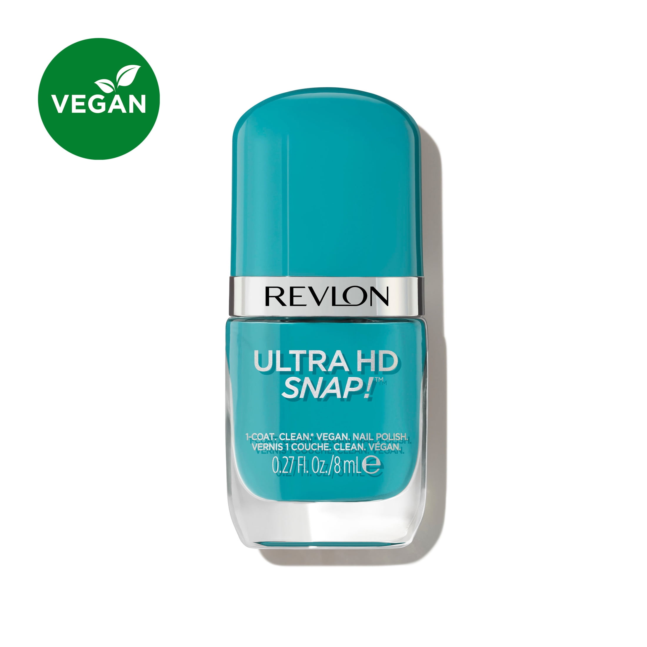 Revlon Ultra HD Snap Vegan Glossy Nail Polish, 004 Blue My Mind, 0.27 ...