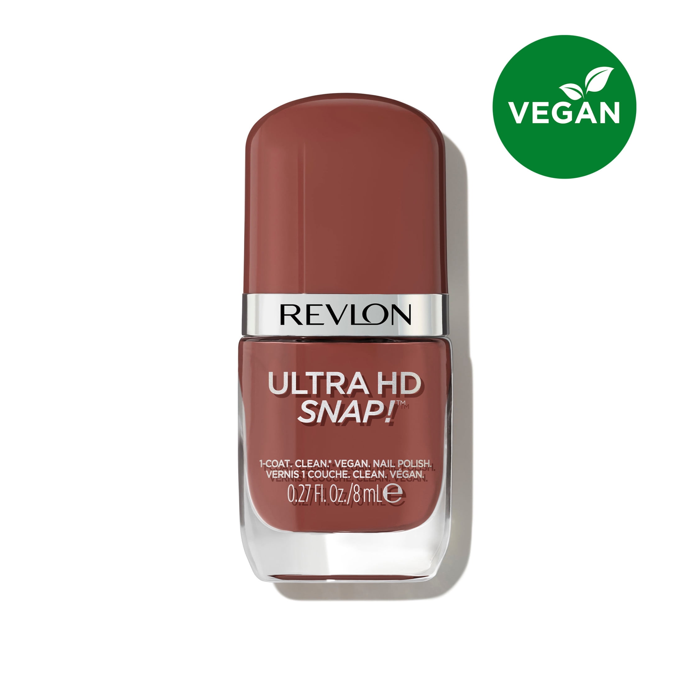 Revlon Ultra HD Snap Vegan Glossy Nail Polish, 013 Basic, 0.27 fl oz ...