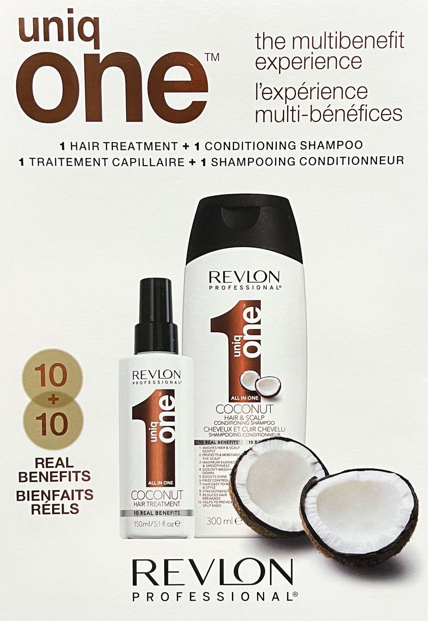 Revlon Uniq ONE 1 , UNIQONE 1 COCONUT Hair Treatment + COCONUT ...