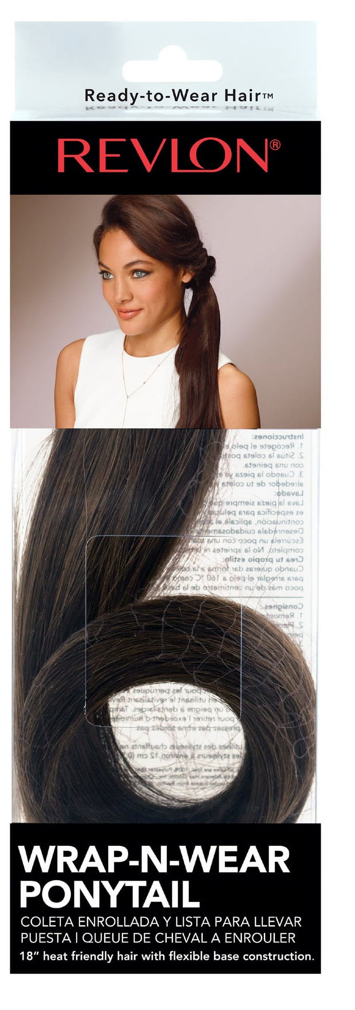 Revlon Wrap-N-Wear Ponytail, Medium Brown - Walmart.com