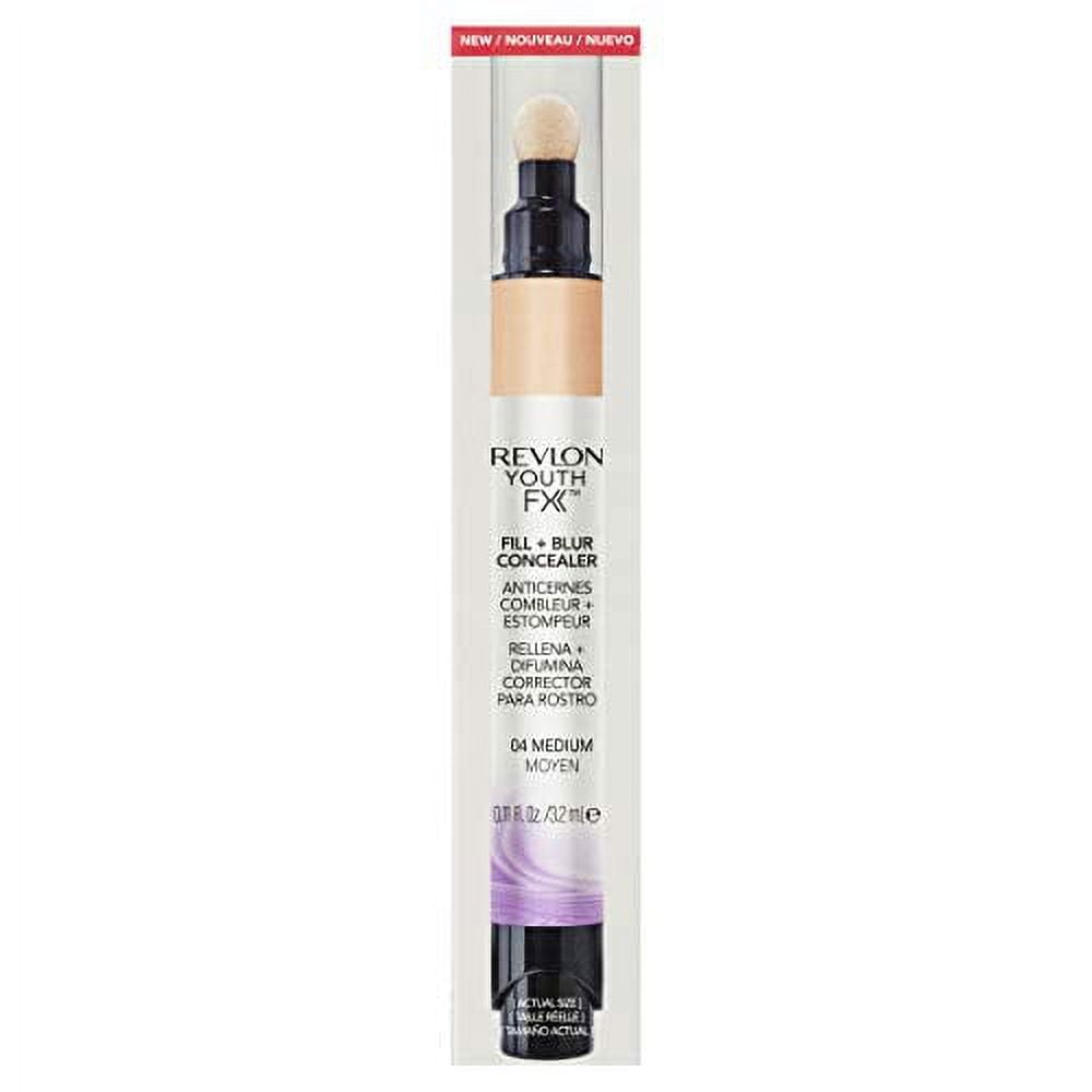 Revlon Youth Fx Fill + Blur Concealer, Medium, 0.11 Fluid Ounce ...