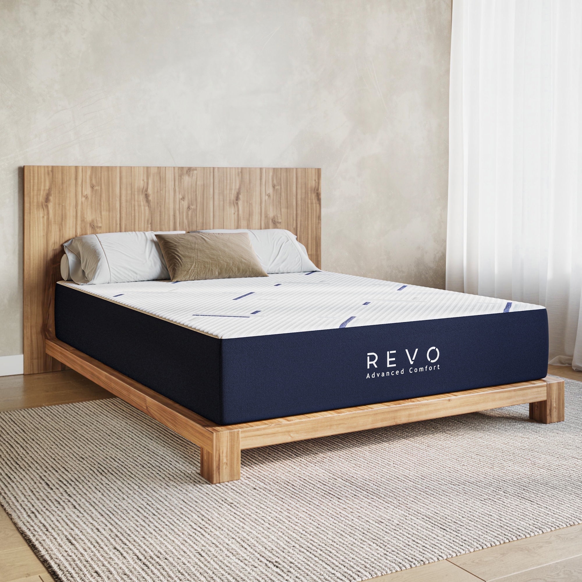 Revo Sleep Gel Memory Foam Mattress, ErgoCool Supreme, Cooling Pressure ...