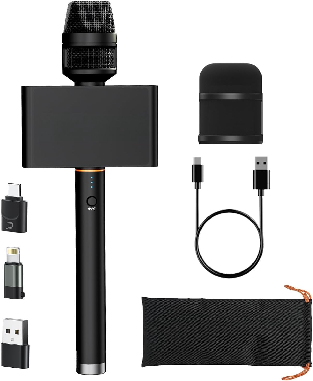 Revo S Handheld Microphone, Professional Handheld Interview Mic for ...