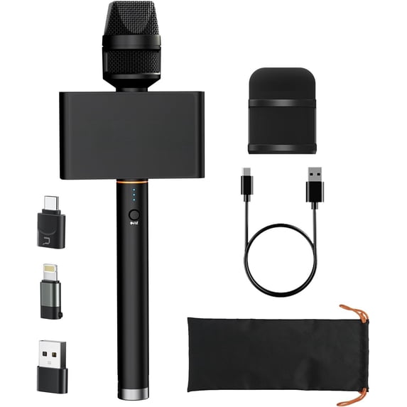 Revo S Handheld Microphone, Professional Handheld Interview Mic for ...