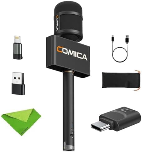 Revo S Wireless Handheld Interview Microphone,Reporter Mic with USB-C ...