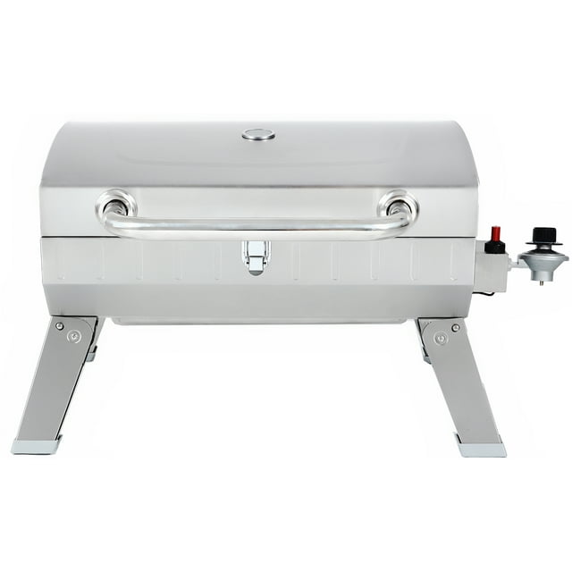 RevoAce 10,000 BTU Portable Propane Gas Grill, Stainless Steel ...