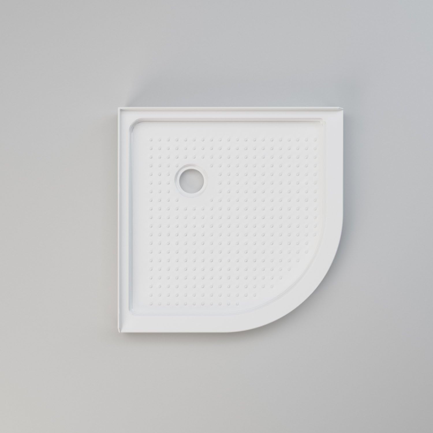 RevoGlow Commerce Shower Pan Acrylic 38 in. D x 38 in. W x 3 in. H ...