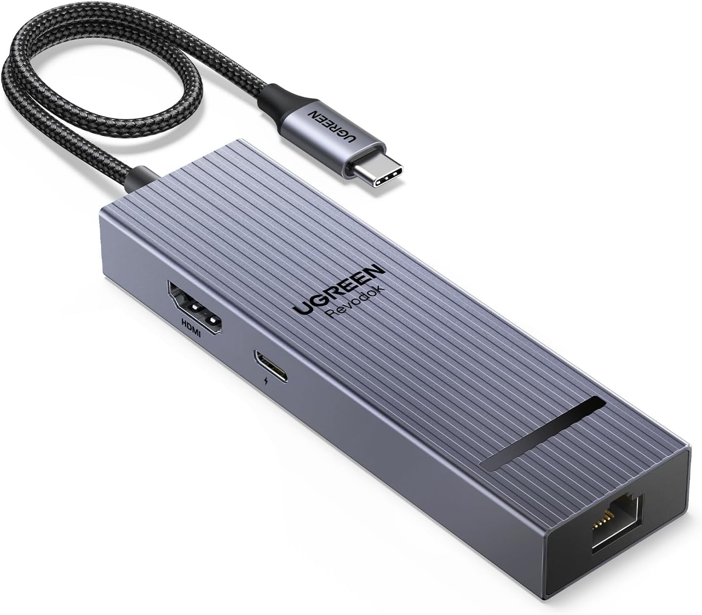 Revodok Pro 6 in 1 USB C Hub Gigabit Ethernet Adapter with 4K 60Hz HDMI ...