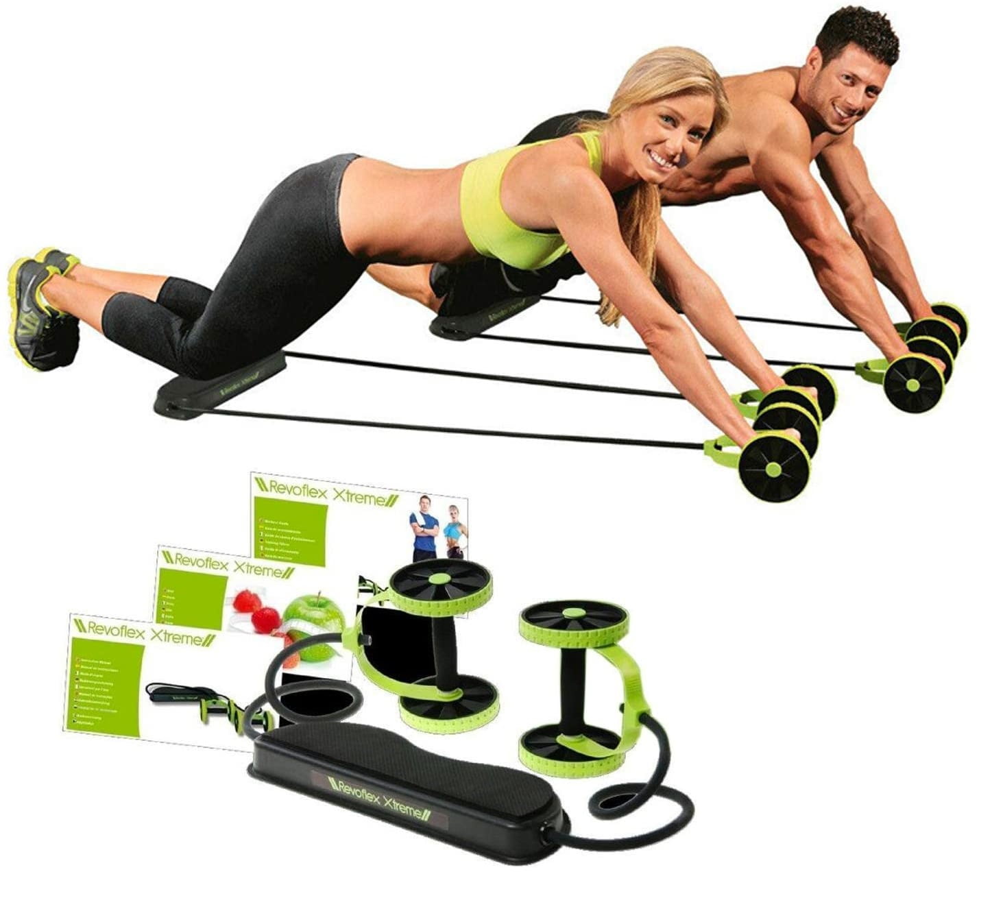 Revoflex Xtreme Ab Wheel Double Ab Rollers For Abs Workout Exercise Ab