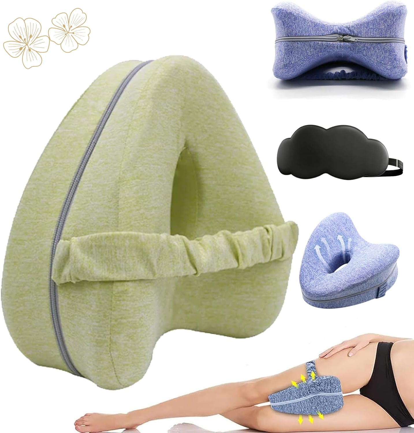 Revoget Alignment Pillows - Relieve Hip Pain & Sciatica, Leg Alignment ...