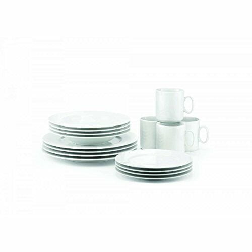 Revol Dinnerware set 16 pieces Porcelain White Service for 4 - Walmart.com