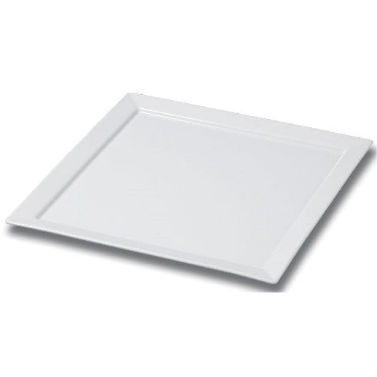 Revol Times Square White Porcelain 11.75 Inch Square Plate - Walmart.com