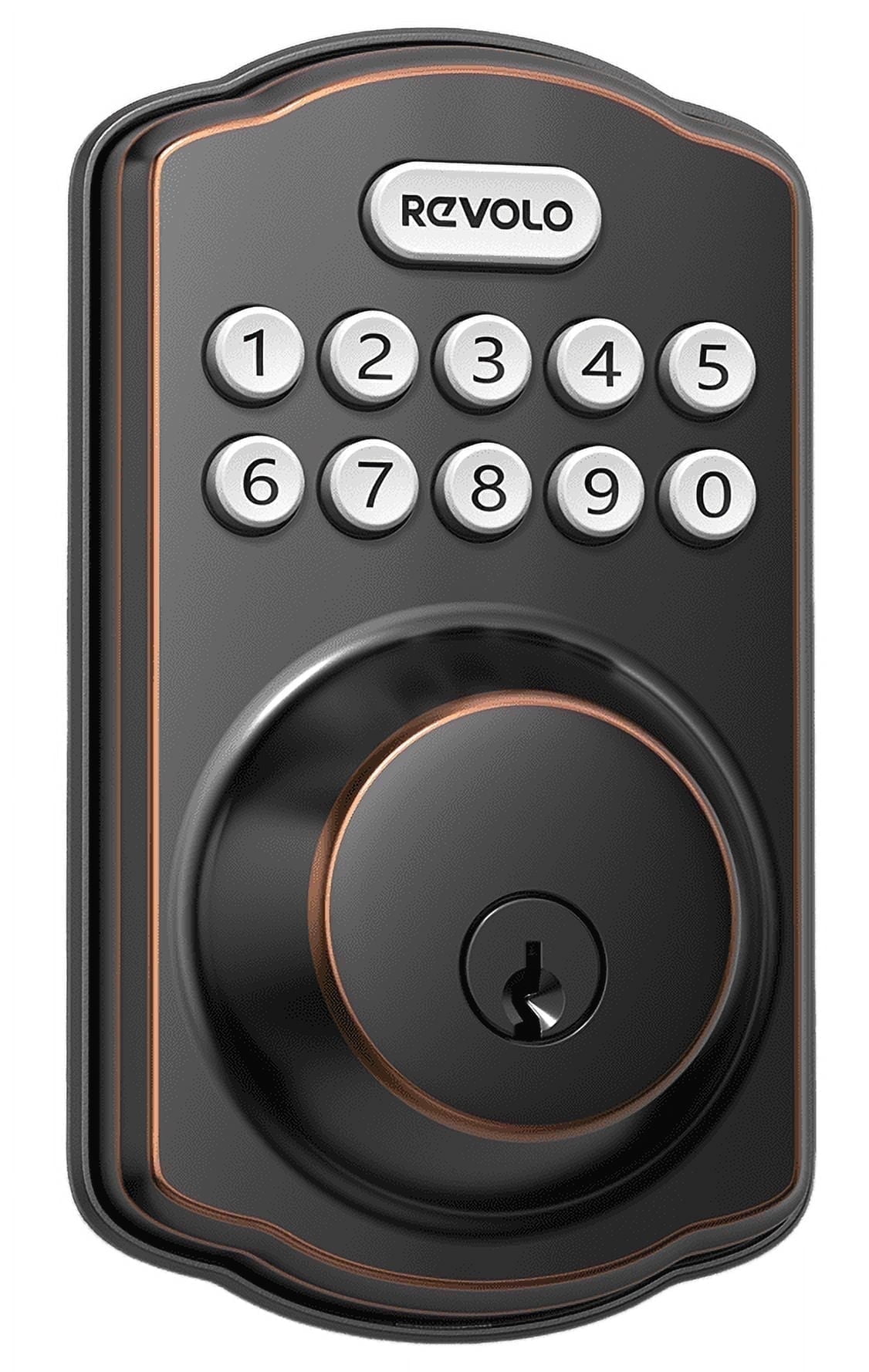 Revolo Keyless Entry Door Lock with Keypad, Digital Smart Deadbolt Lock ...