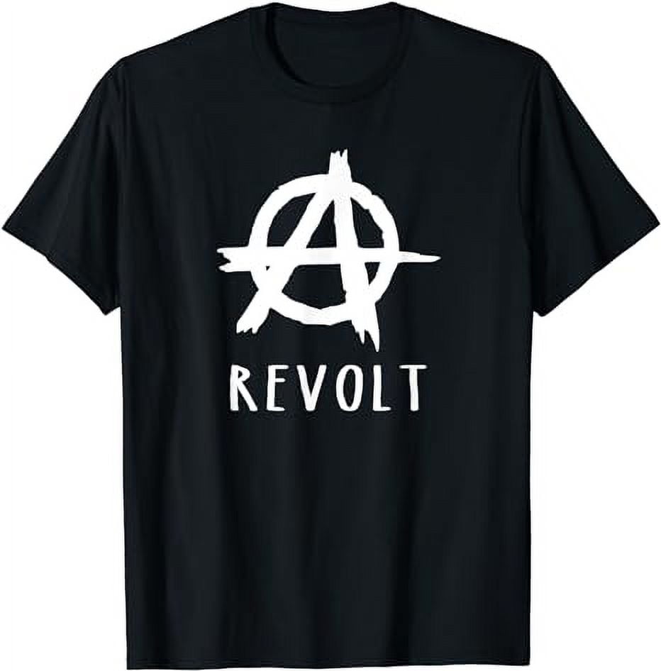 Revolt Anarchy Anarchist Symbol T-Shirt - Walmart.com