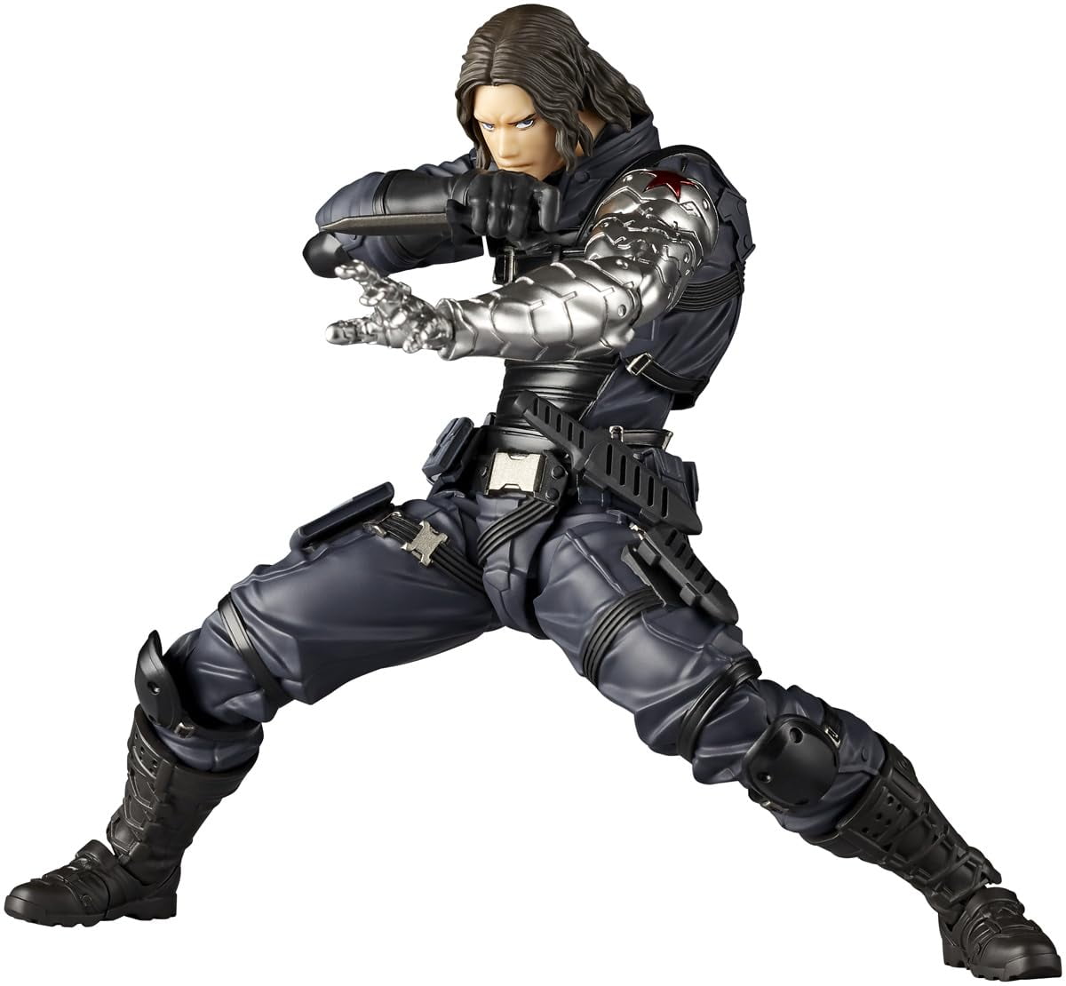 Revoltech Amazing Yamaguchi Winter Soldier, Total Height: Approx. 6.7 ...