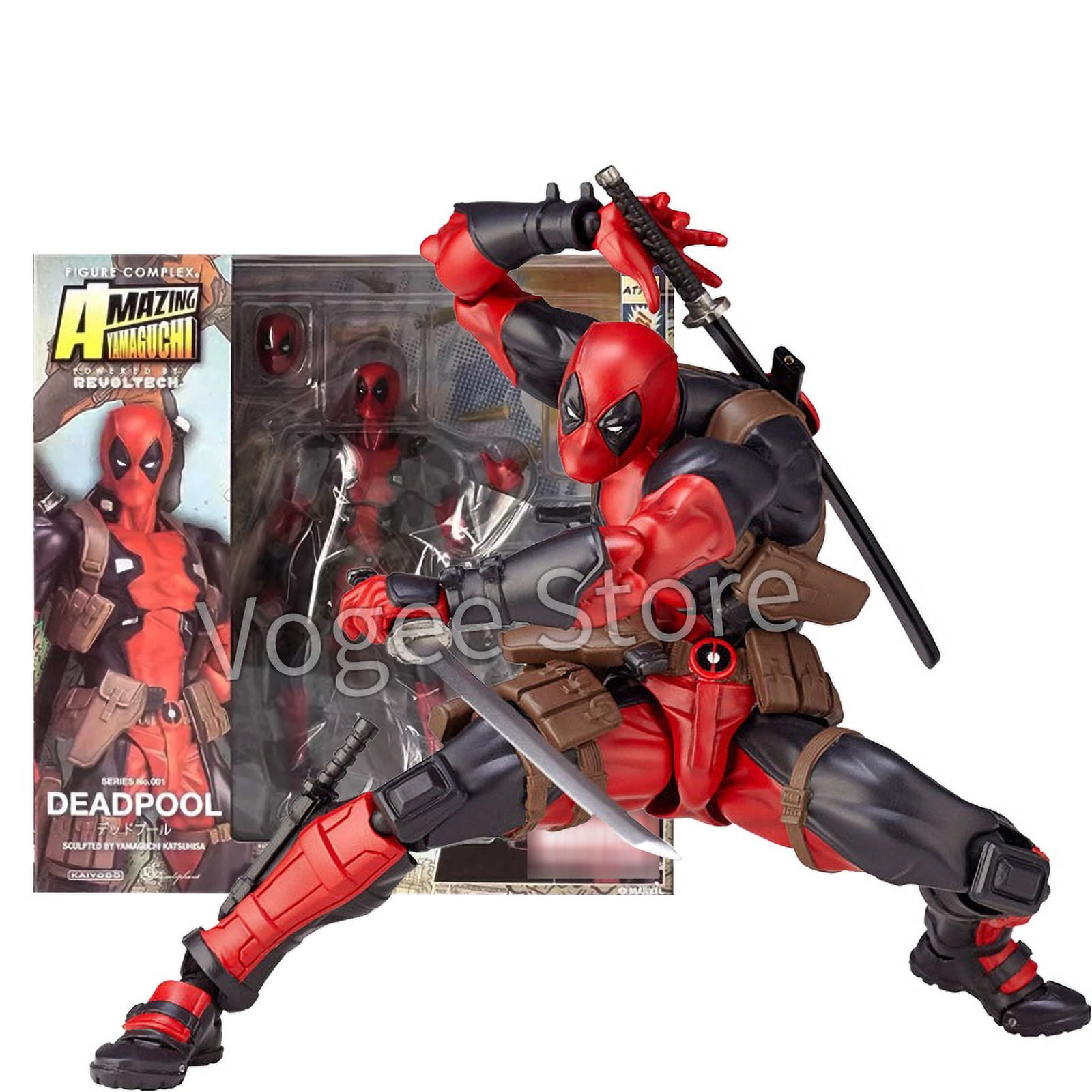 Revoltech Yamaguchi Deadpool Action Figure X-Men Mutants legends Joint Movable KAIYODO Movie ...