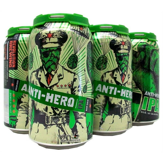 Revolution Anti Hero IPA, 6 Pack, 12 fl oz - Walmart.com