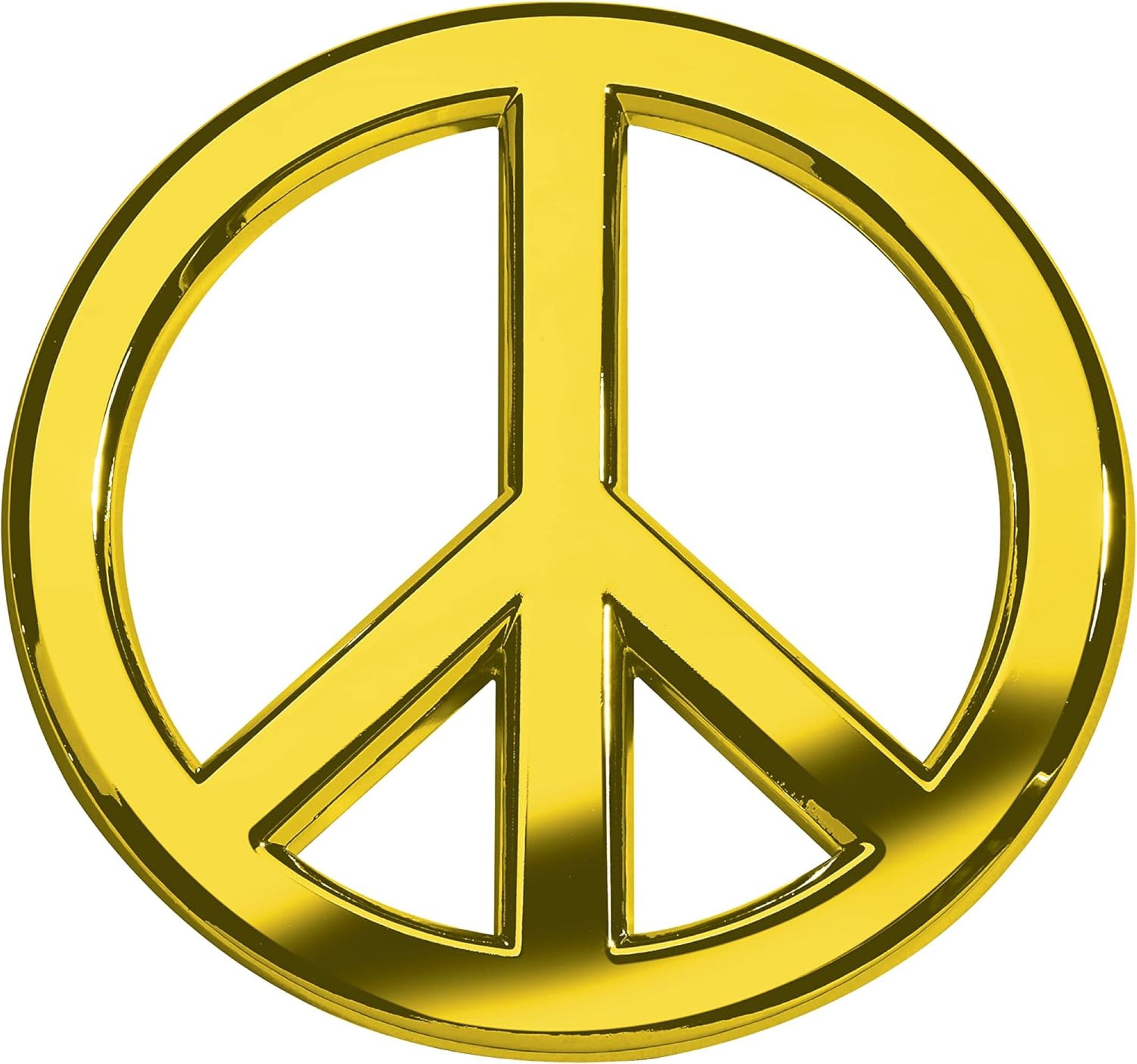 Revolution Car Badges 3D Peace Sign, Automotive Emblem Decals Stickers ...