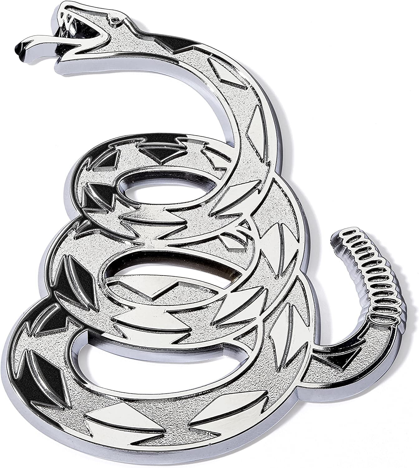 Revolution Car Badges Don't Tread on Me Rattlesnake Emblem Automotive ...