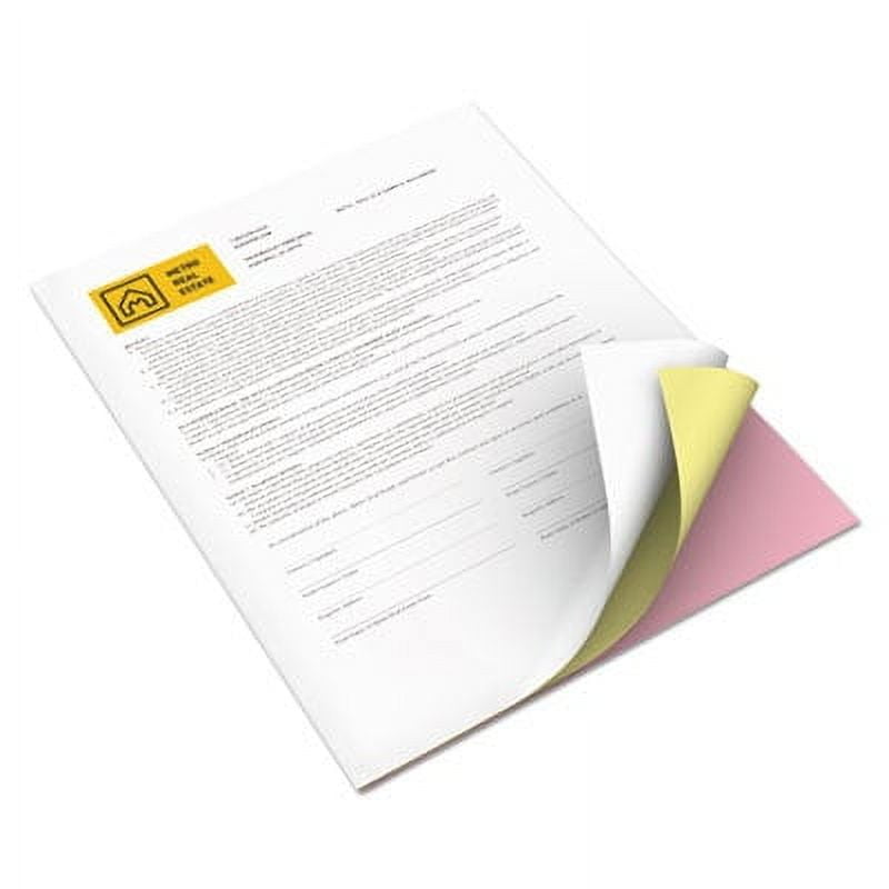 Xerox Revolution Digital Carbonless Paper, 8 1/2 x 11, Wh/Can/Pink ...