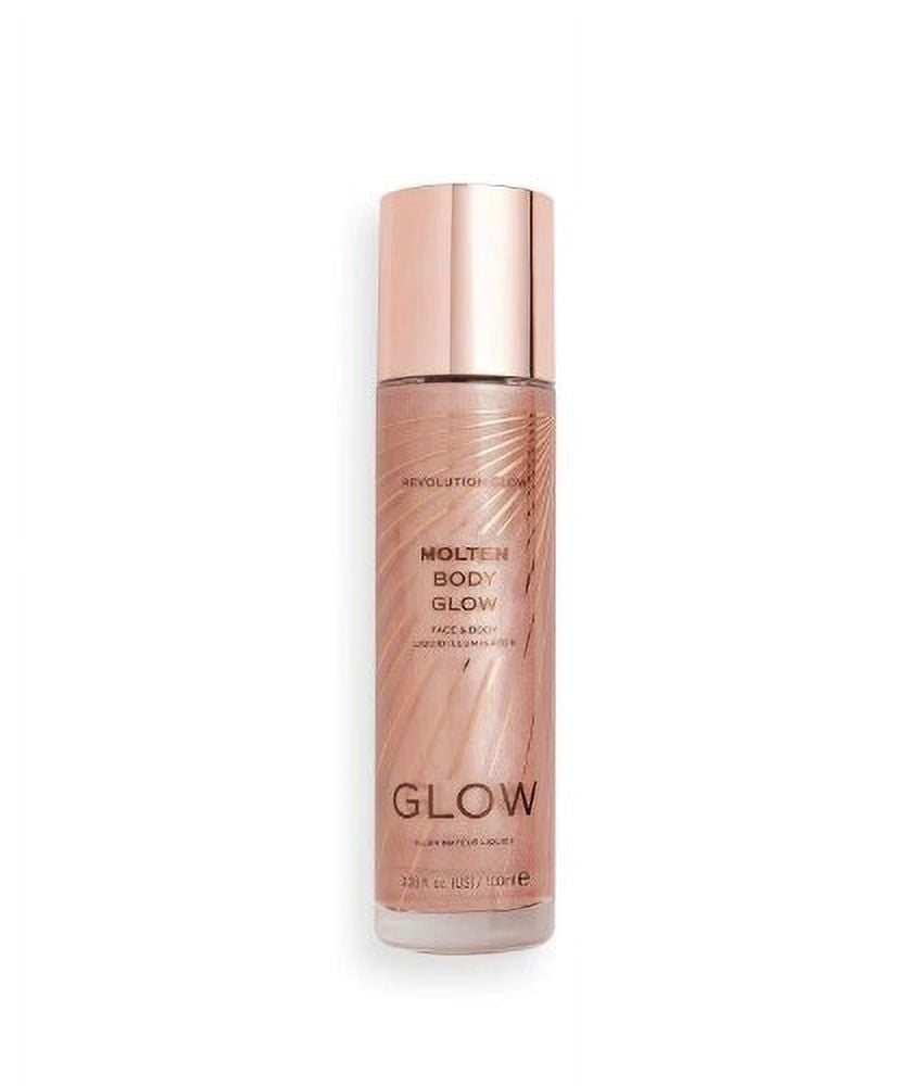 Revolution Glow Molten Body Liquid Illuminator-ROSE GOLD Face & Body ...