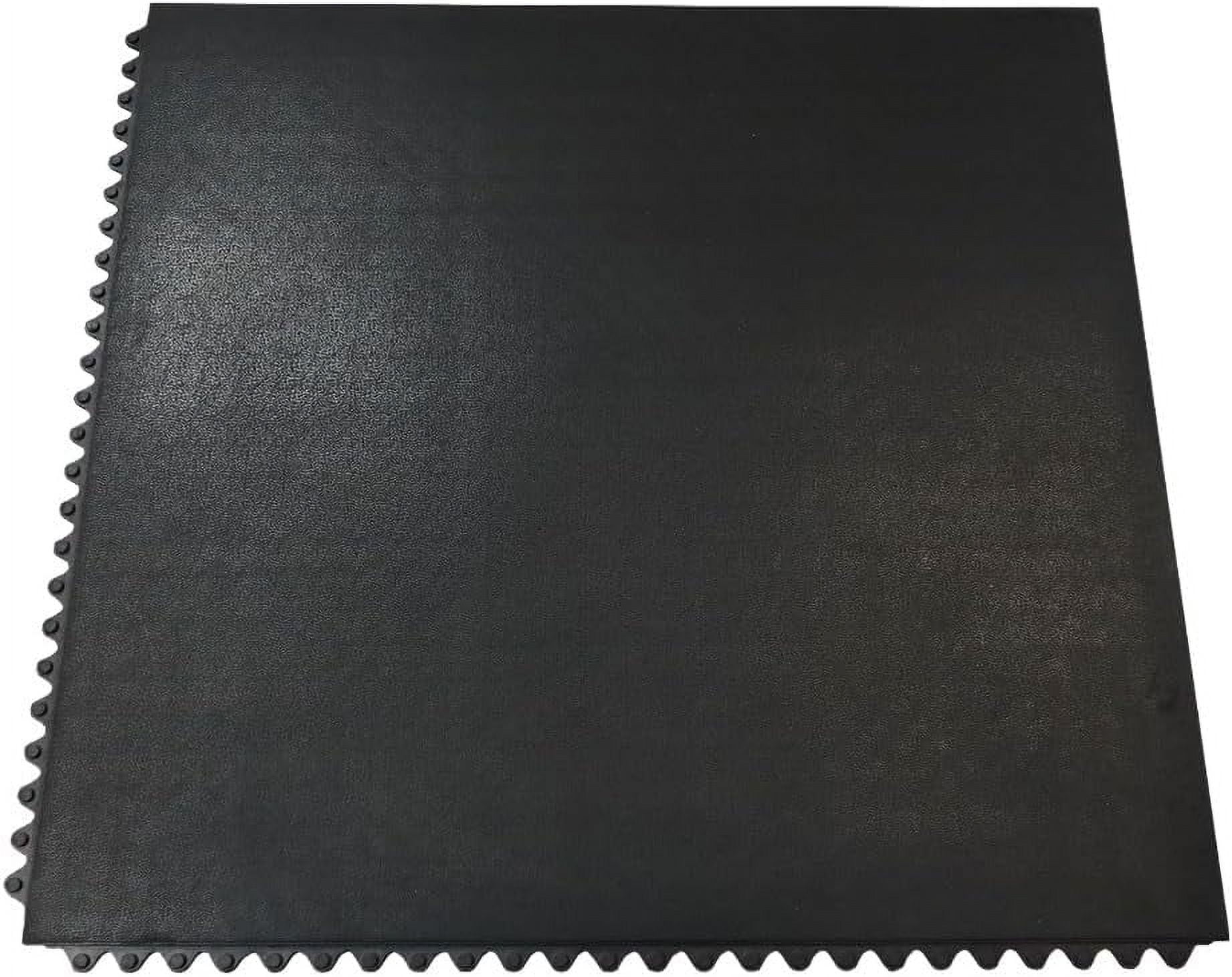 Revolution Interlocking Rubber Floor - 12mm x 36 in x 36 in Rubber ...