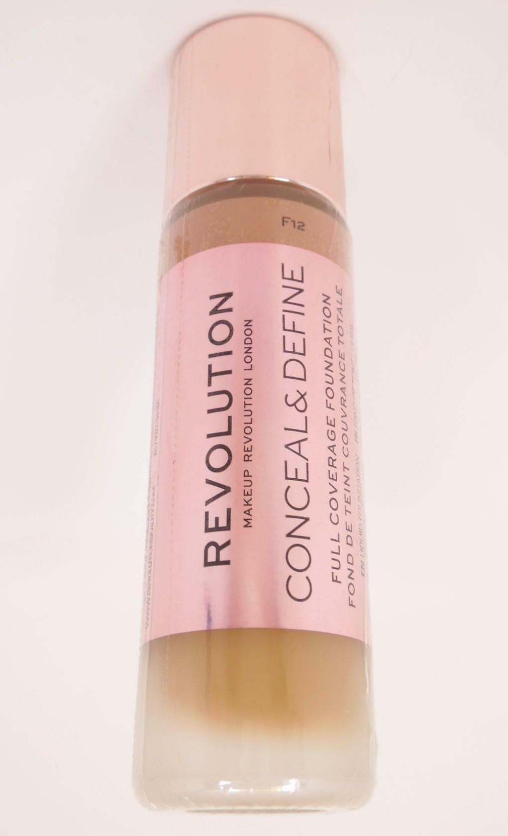 Revolution Makeup Conceal & Define Full Coverage Foundation, F12, 0.7 ...