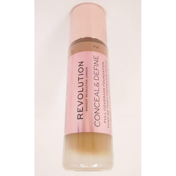 Revolution Makeup Conceal & Define Full Coverage Foundation, F12, 0.7 ...