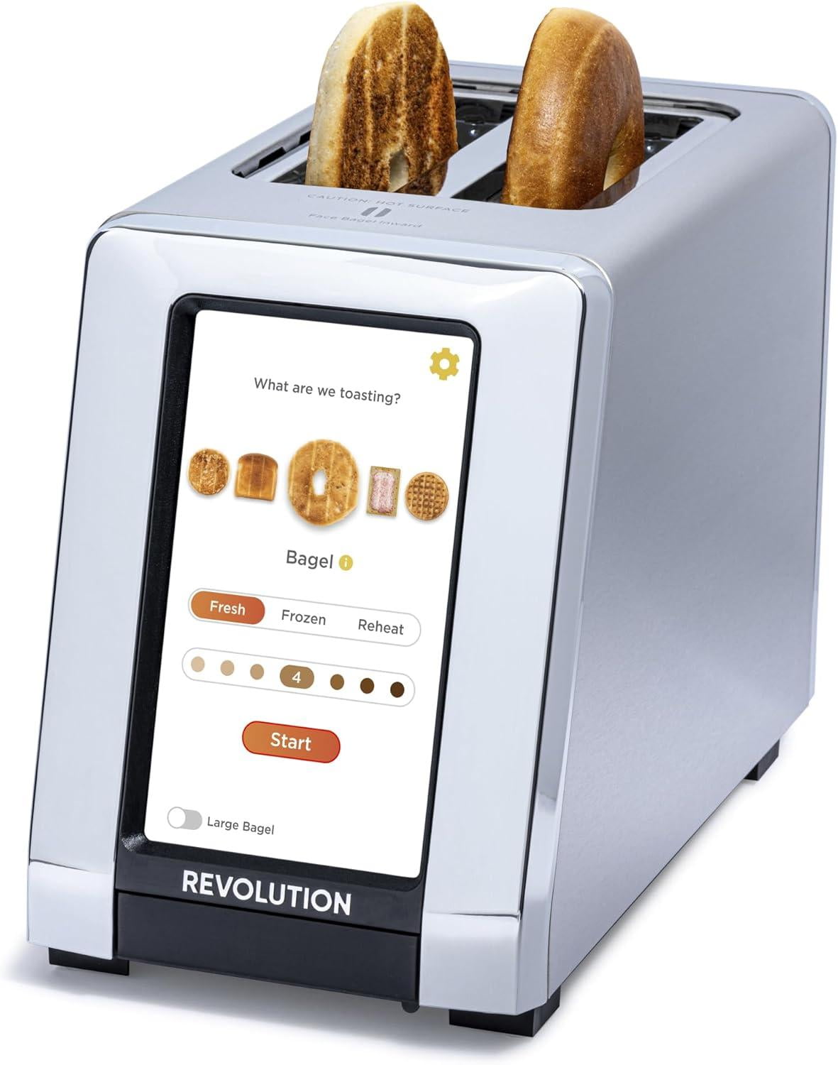 Revolution R180 Connect Smart Toaster, 2-Slice High-Speed Touchscreen ...