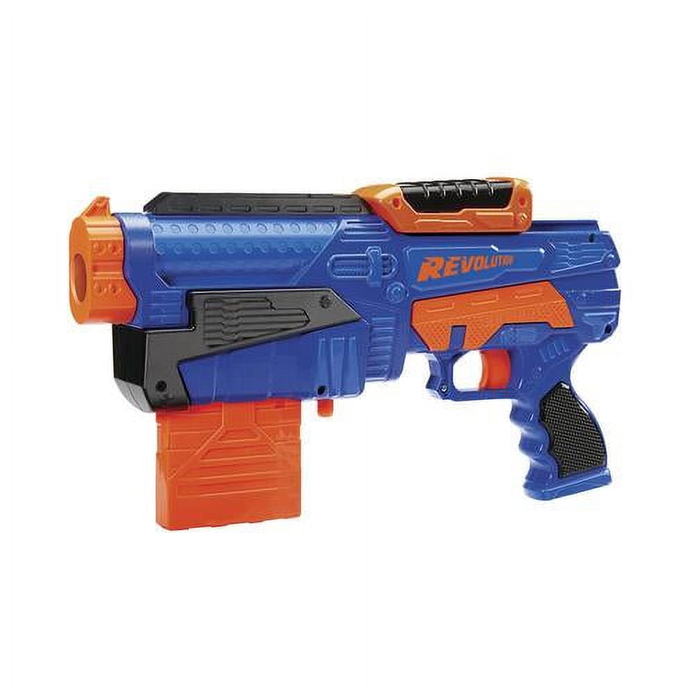 Air Warriors Revolution Foam Dart Blaster, Clip Fed, Blasts up to 100 ...