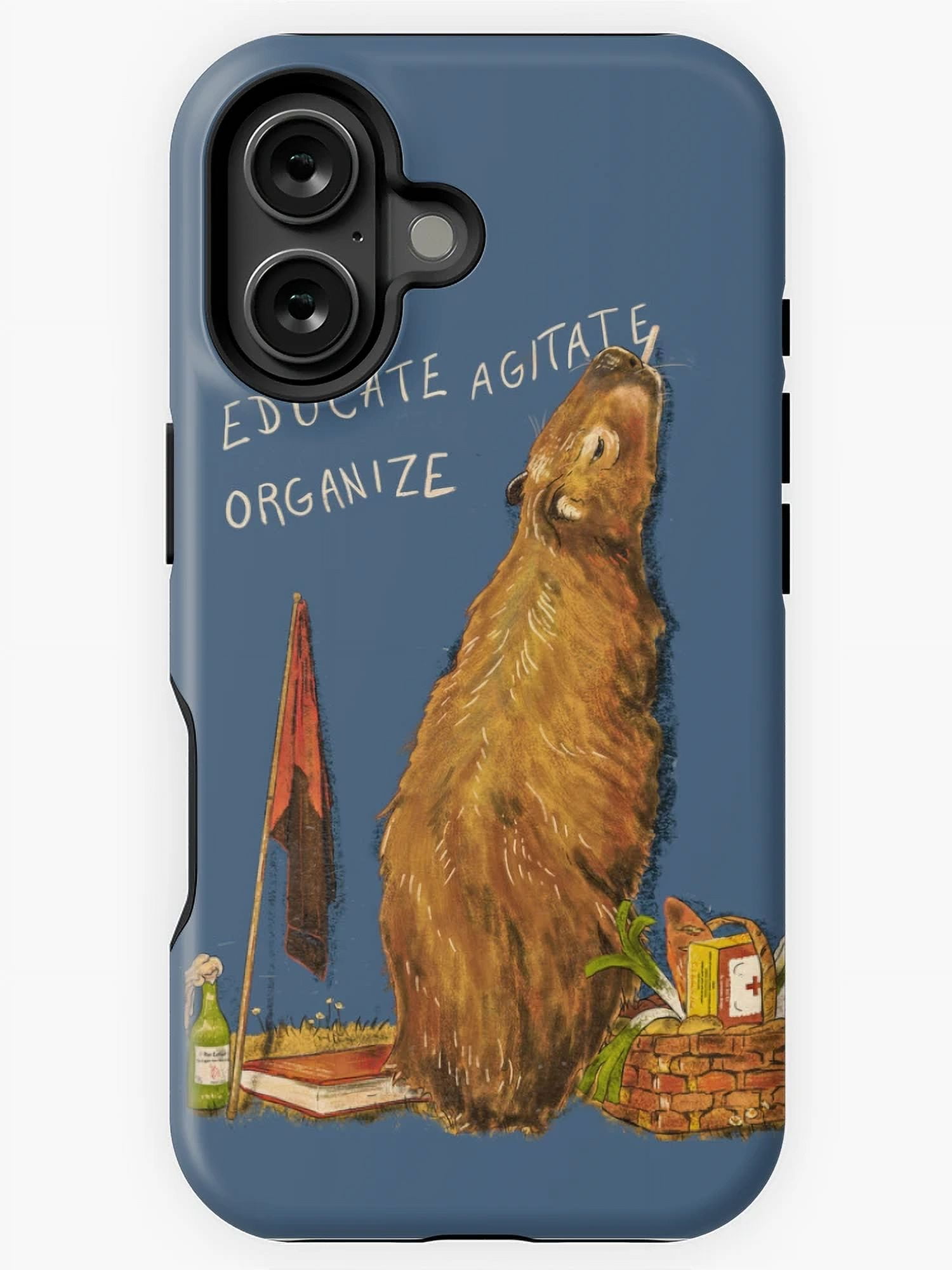 Revolutionary Capybara Case iPhone 11 12 13 14 15 16 Pro Max Funny ...