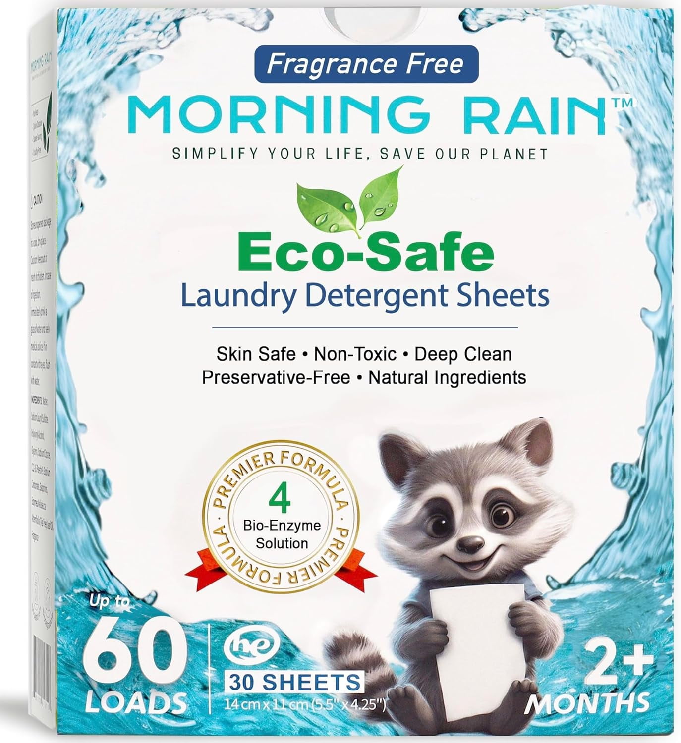 Revolutionary Eco-Laundry Detergent Sheets 60 loads - unscented ...