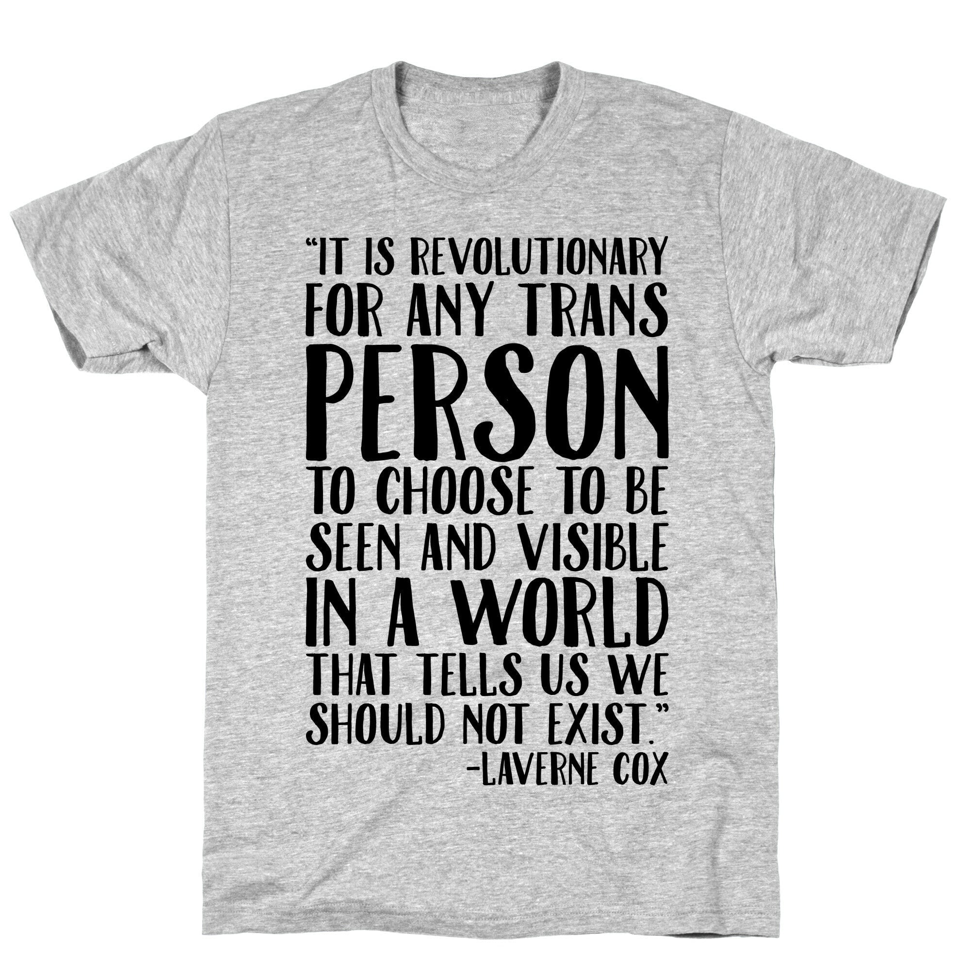Revolutionary For Any Trans Person To Close To Be Seen And Visible ...