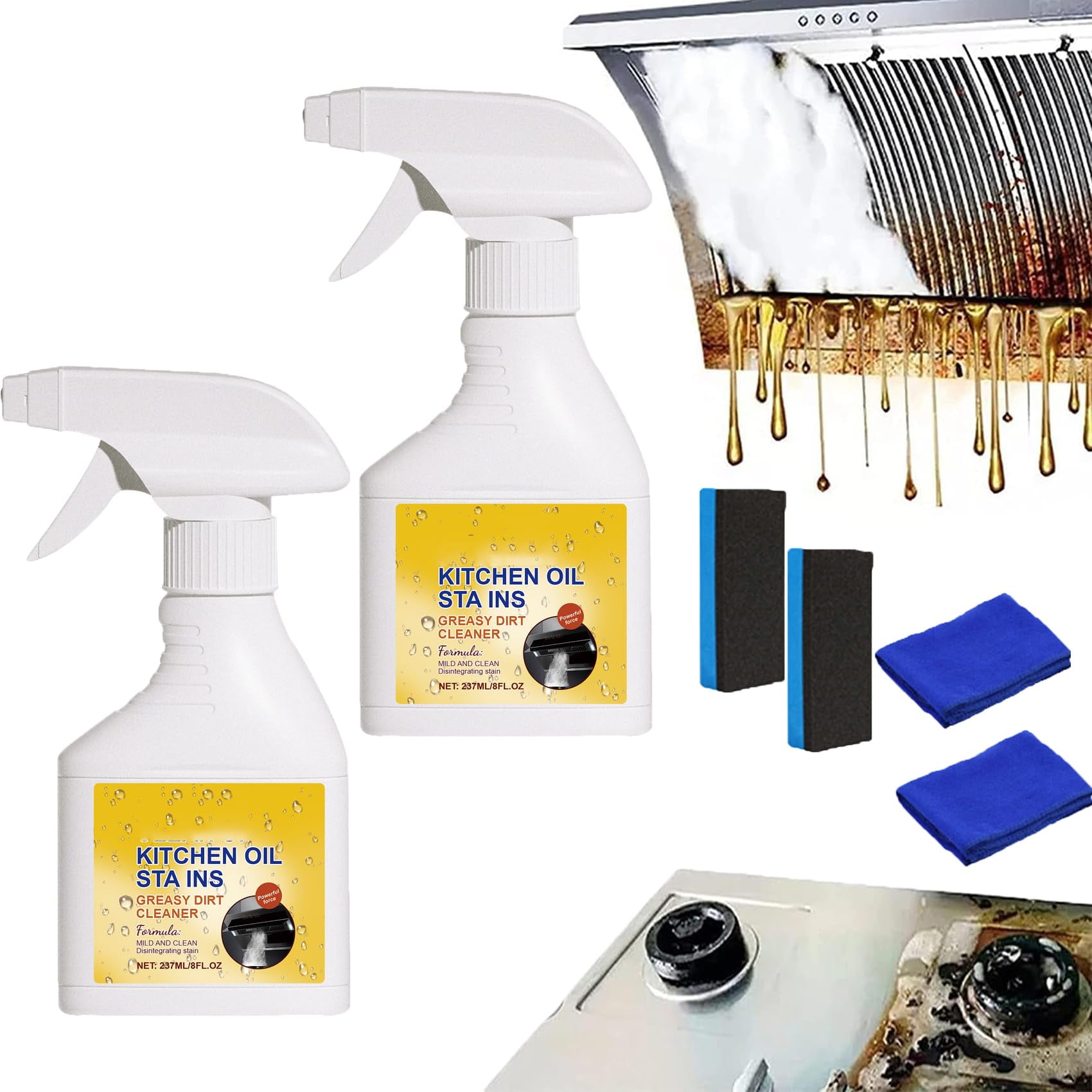 Revolutionary Kitchen Degreaser Spray - 2025 Best Lifesparking Kitchen Spary, Heavy Oil Stain ...