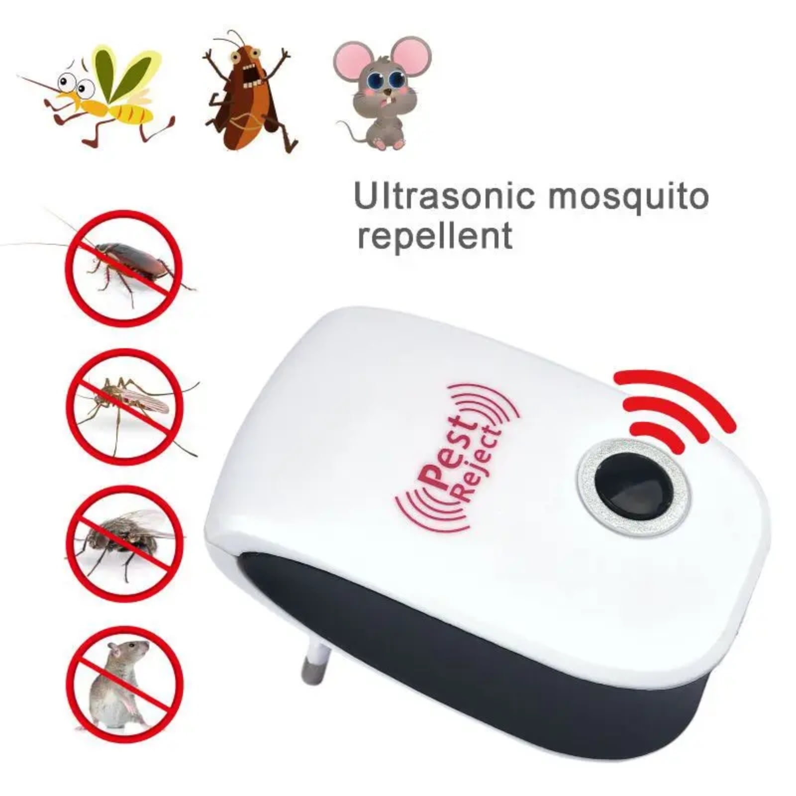 Revolutionary Ultrasonic Pest Repeller - Plug - in, Energy - Efficient ...