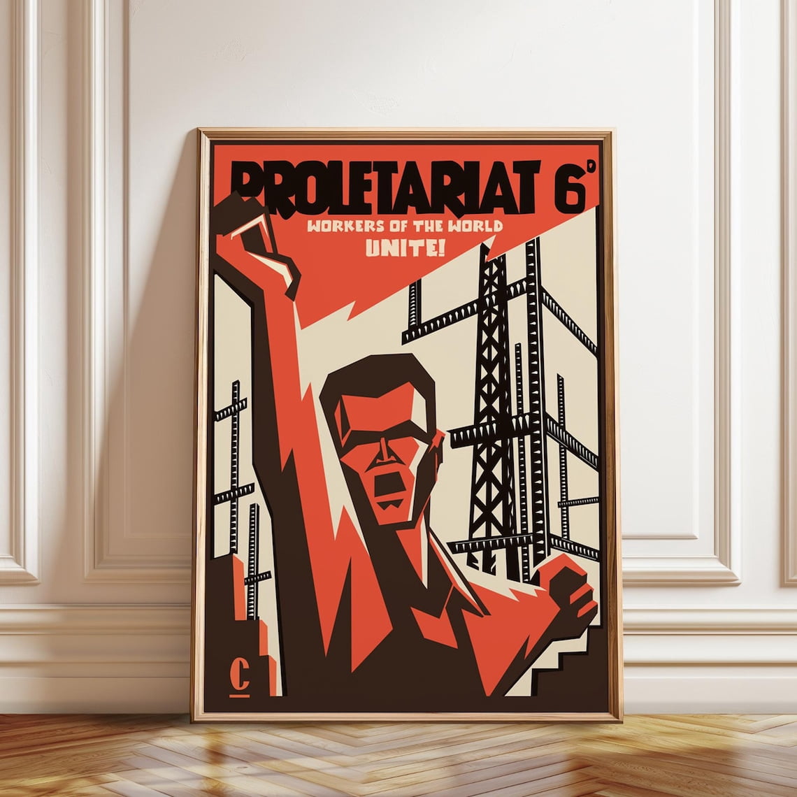 Revolutionary Vision Iconic Communist Propaganda Poster - Soviet Art ...