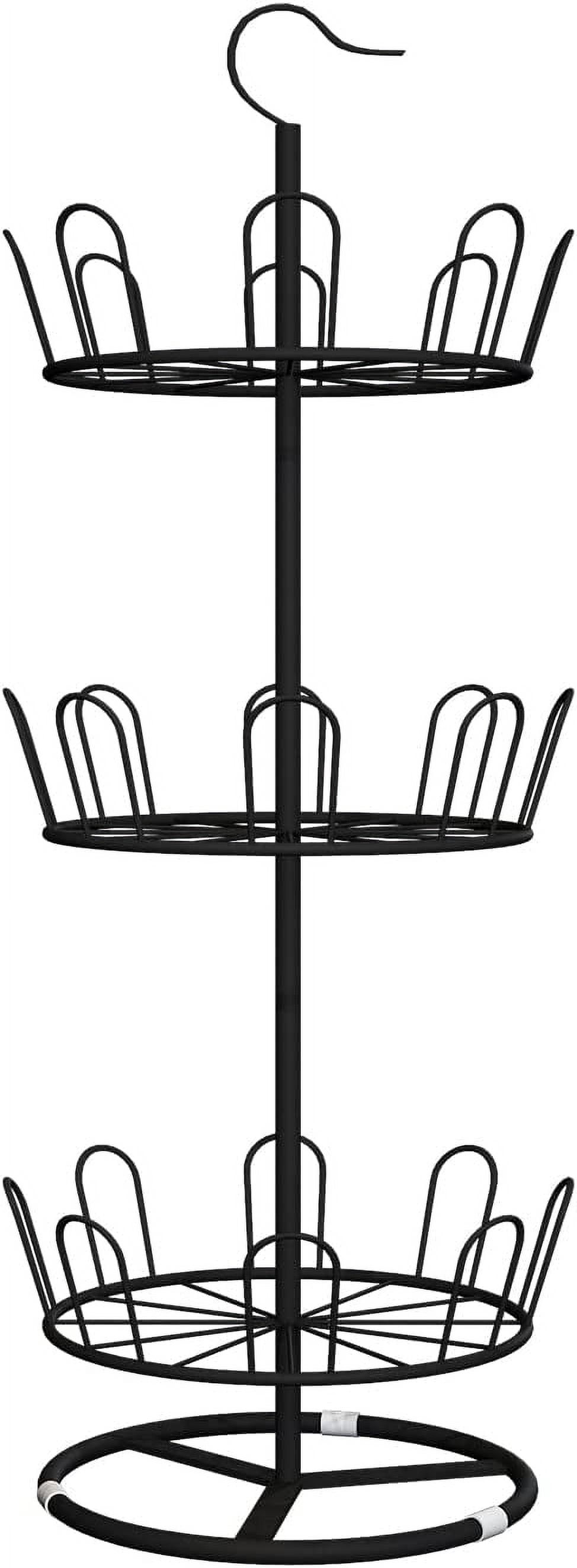 Revolutionize Your Shoe Storage with the Revolving Shoe Rack Iron Shoe ...