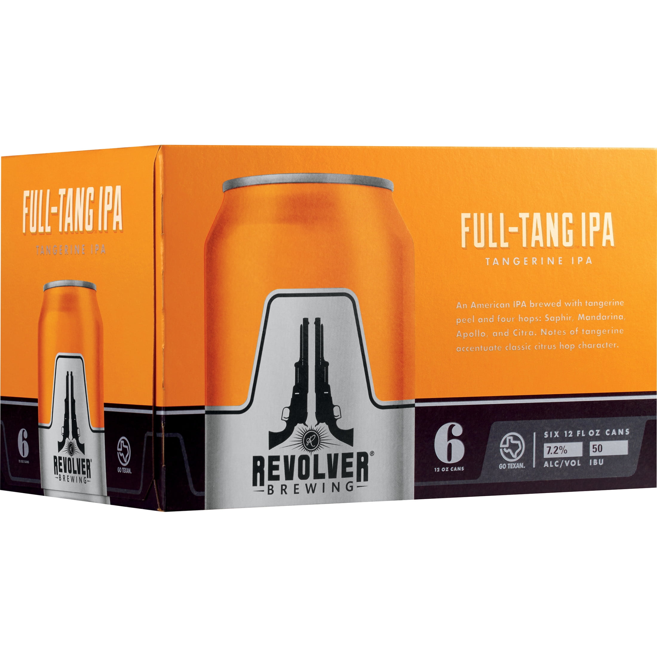 Revolver Full Tang Ipa Craft Beer, 6 Pack, 12 fl oz Aluminum Cans, 7.2% ...