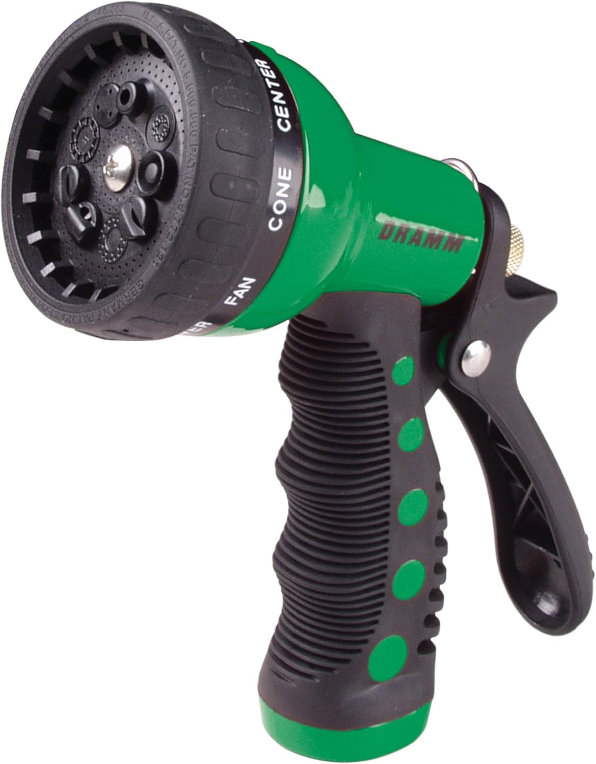 Revolver Heavy Duty 9-Pattern Garden Hose Nozzle – Adjustable Metal ...
