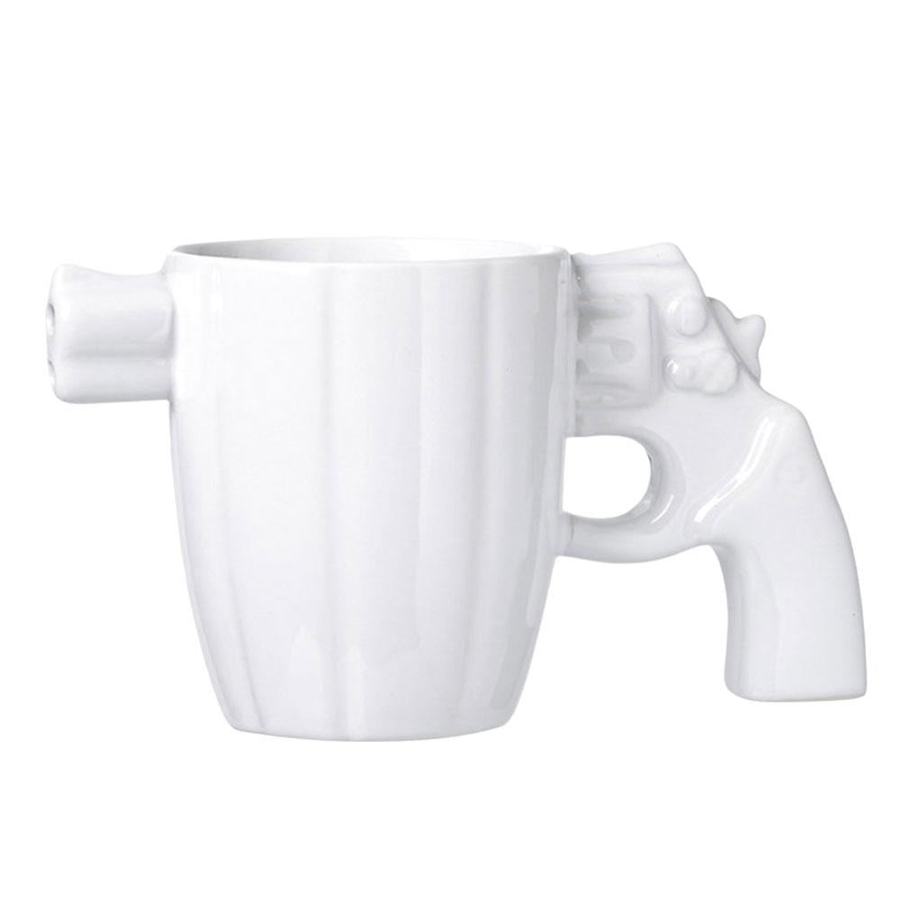 Revolver-Mug Coffee Cup,Ceramic Cool-Gun Mug For Men,Gun Gift Shape Mug ...