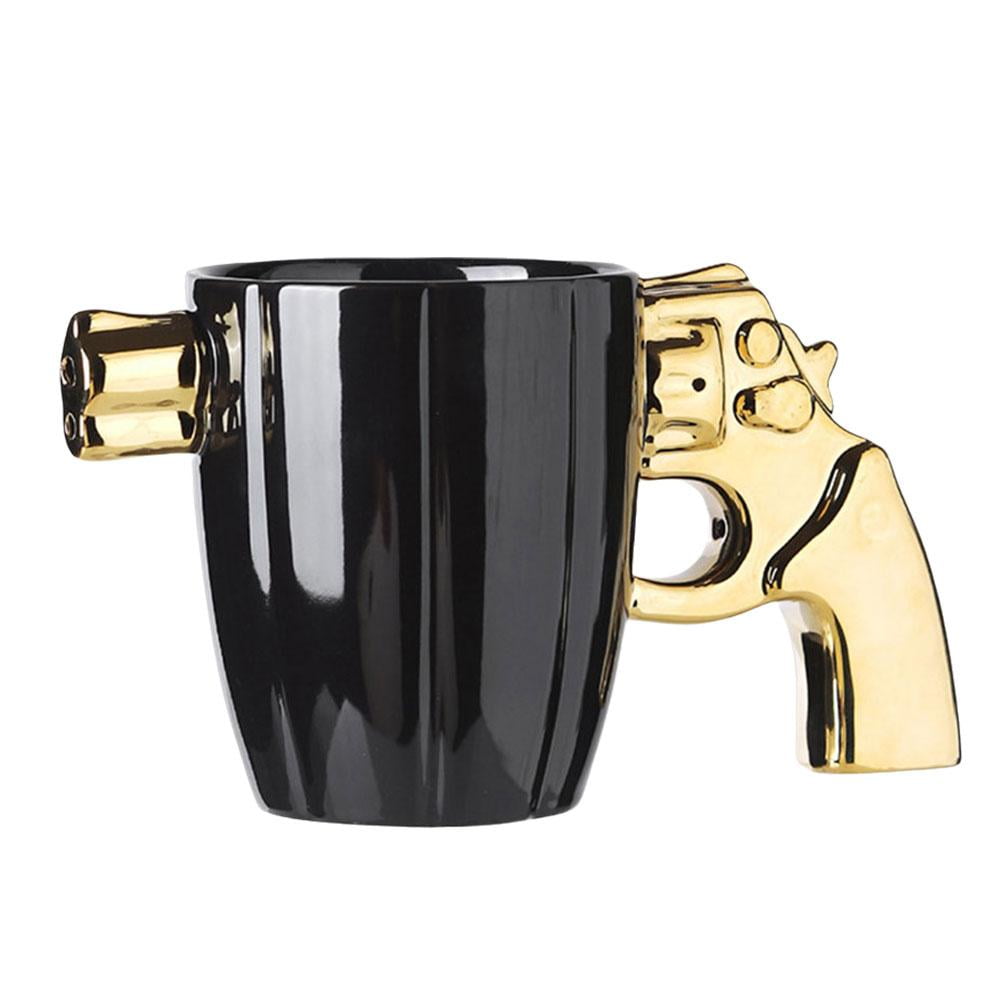 Revolver-Mug Coffee Cup,Ceramic Cool-Gun Mug For Men,Gun Gift Shape Mug ...