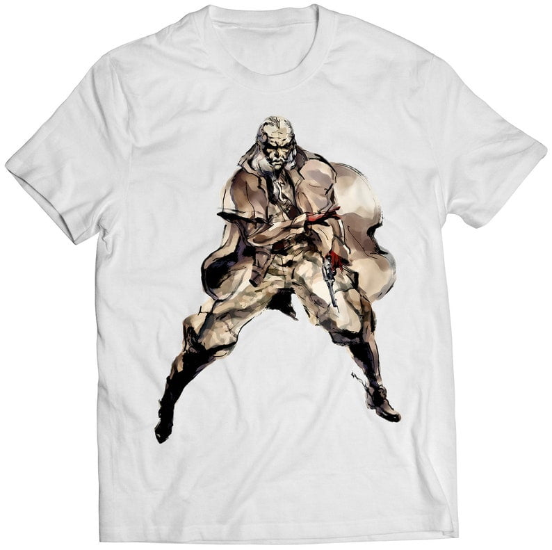 Revolver Shalashaska Ocelot MGS2 MGS 2 Sons of Liberty Premium Unisex T ...