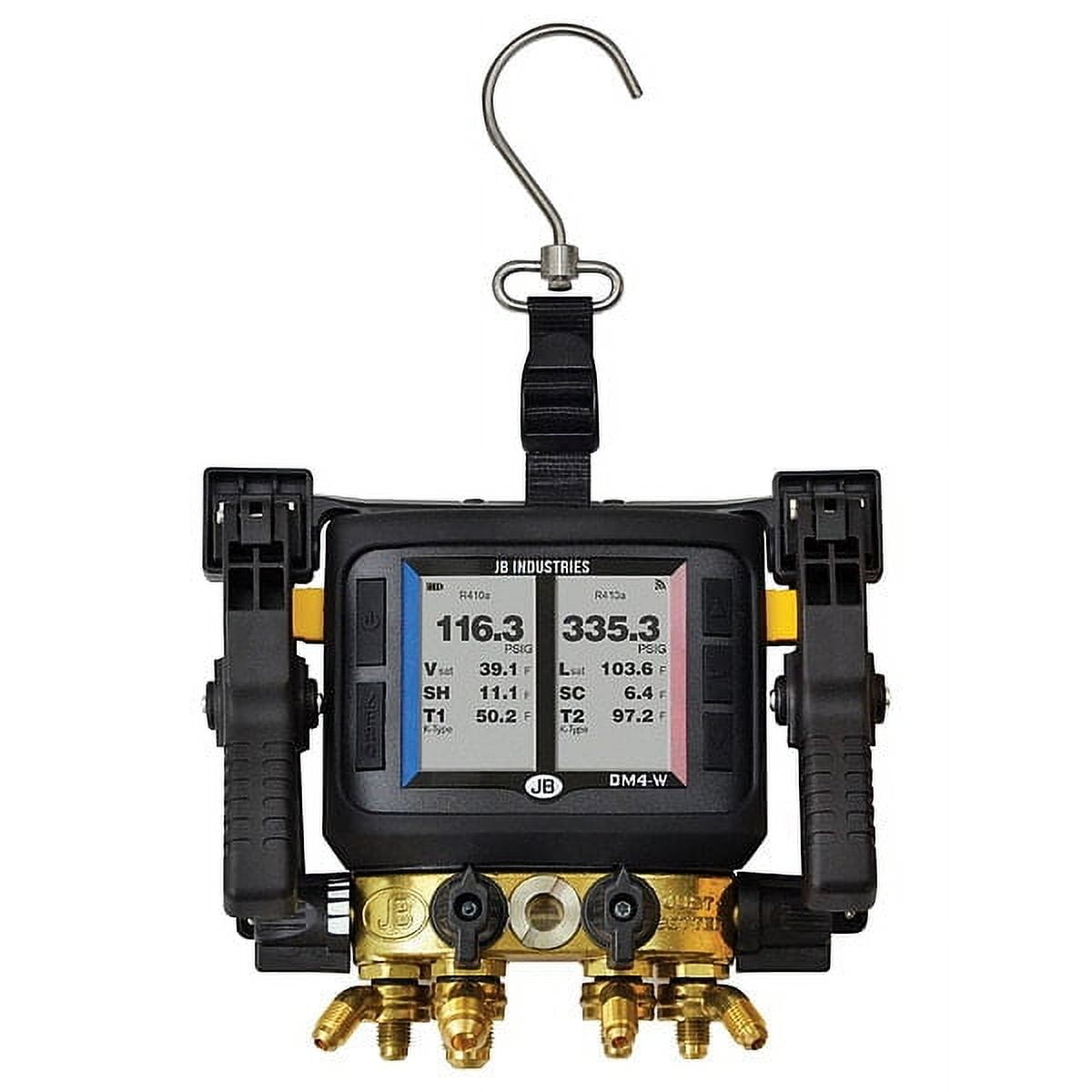 Revolver Valve wireless digital manifold,Brass/SS DM4-RW - Walmart.com