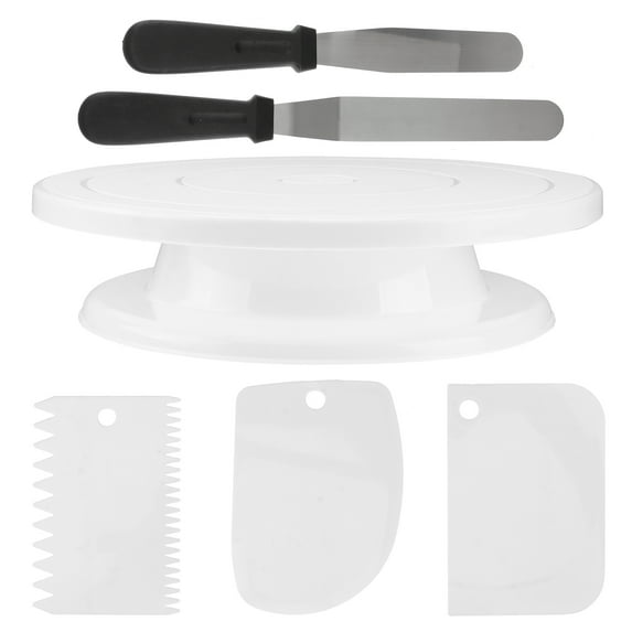 Revolving Cake Stand Turntable Small Rotating Display Stand for Baking ...