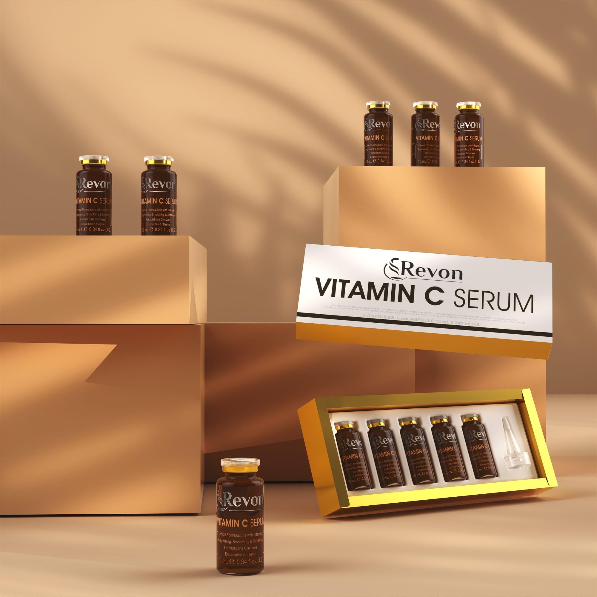 Revon Vitamin C Serum: Featuring a 20% Concentration with Hyaluronic ...